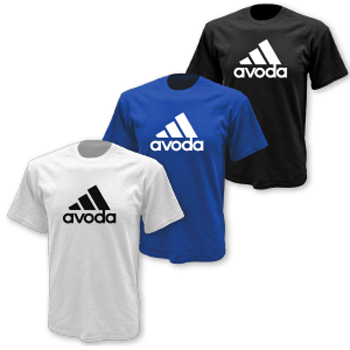 COTTON TEE - CAMP AVODA "ADIDAS" LOGO-www.amerasport.com