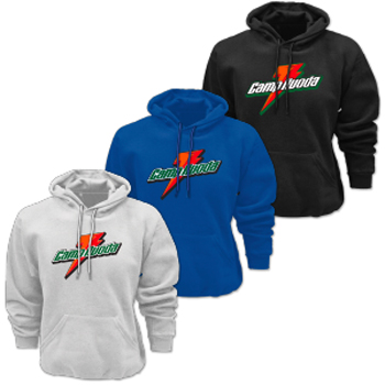 HOODED SWEATSHIRT - CAMP AVODA "GATORADE" LOGO-www.amerasport.com